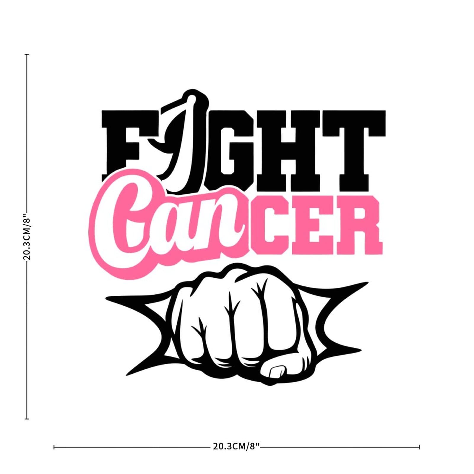 Stop Cancer Logo Fight Cancer Fight Cancer Disease' Sticker