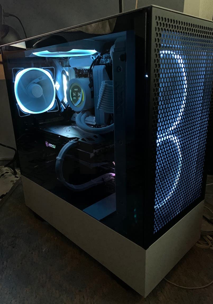 Amazon | NZXT H510 Flow White ミドルタワーPCケース CA-H52FW-01 CS8265 | NZXT ...