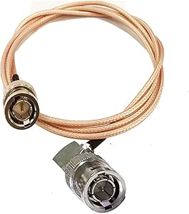 Amazon.co.jp: RG179 75ohm HD SDI Cable BNC Male Right Angle BNC Male Straight R/F Pigtail Cable ...