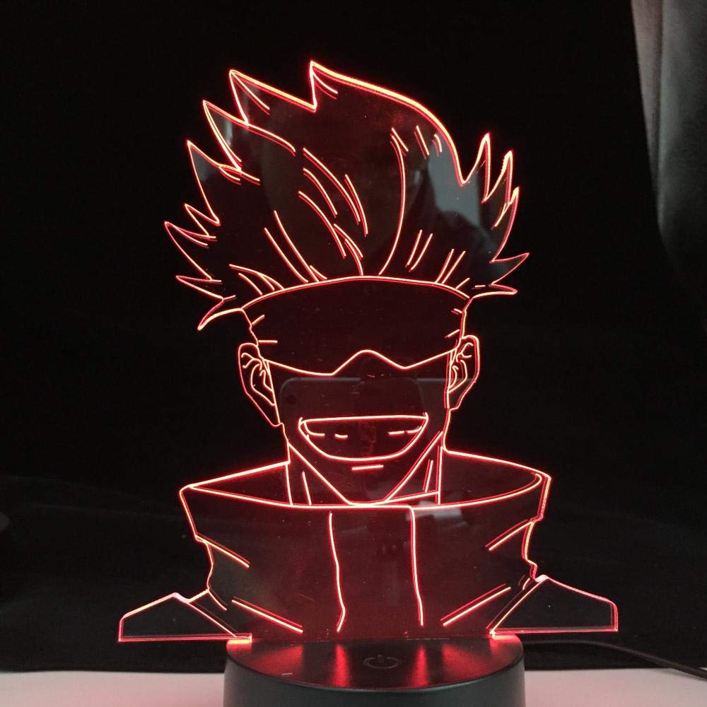 Buy 3D Night Light Satoru Gojo Jujutsu Kaisen Led for Birthday Jujutsu ...