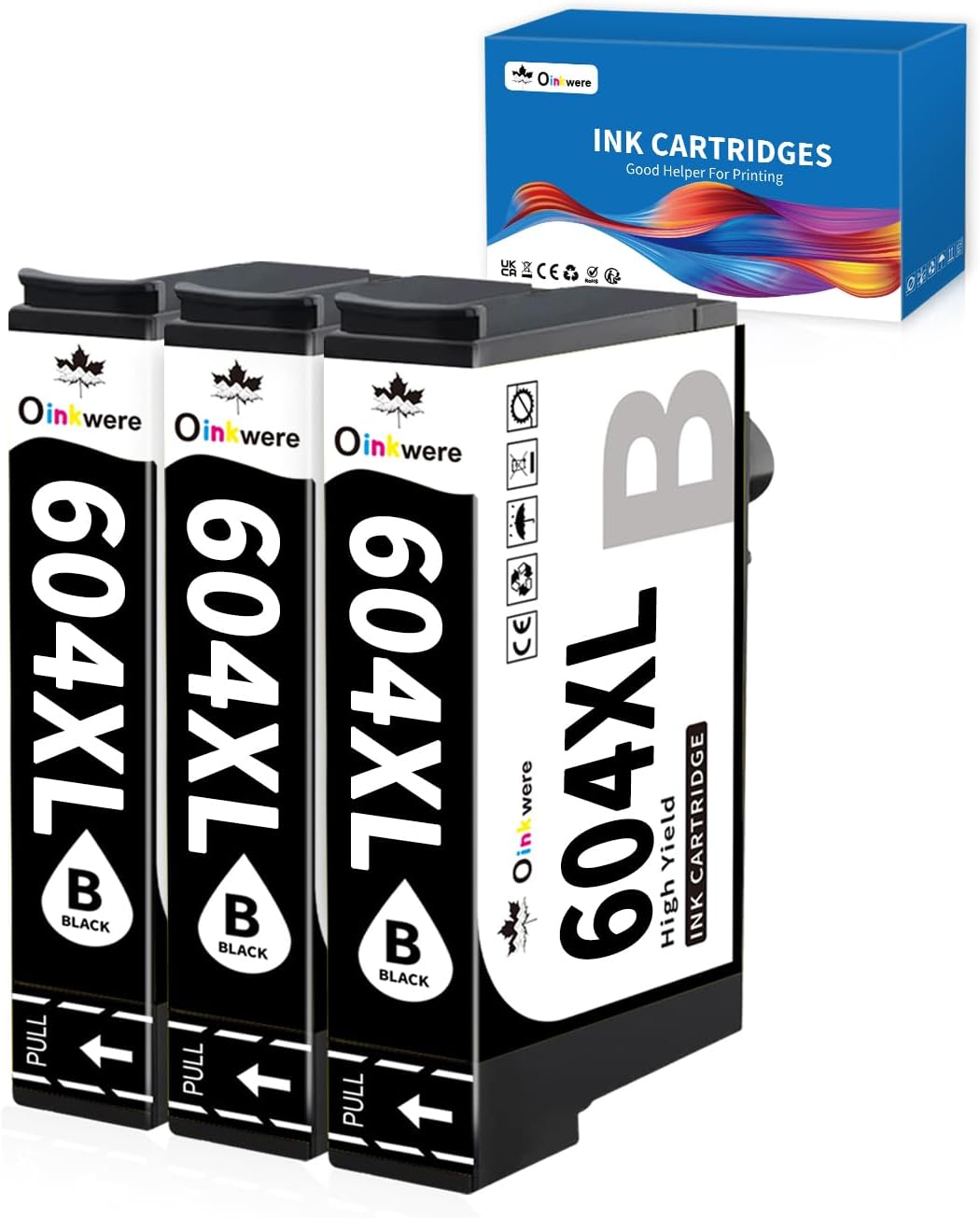 OINKWERE 604XL Ink Cartridges Replacement for Epson 604 Ink Cartridges ...
