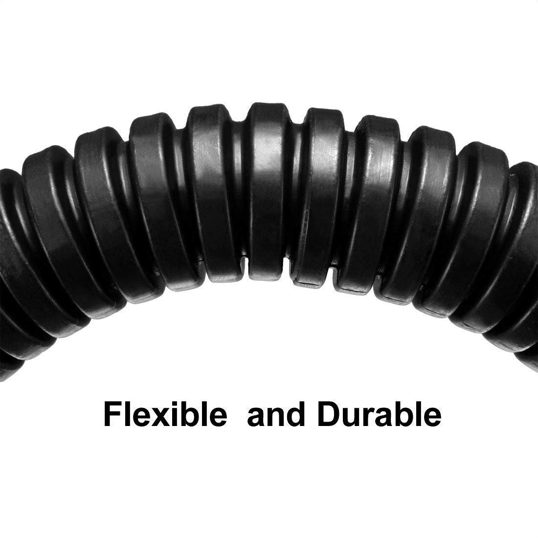 Snapklik.com : YXQ 23mm ID Corrugated Tubing Non-Split Bellows Pipe ...