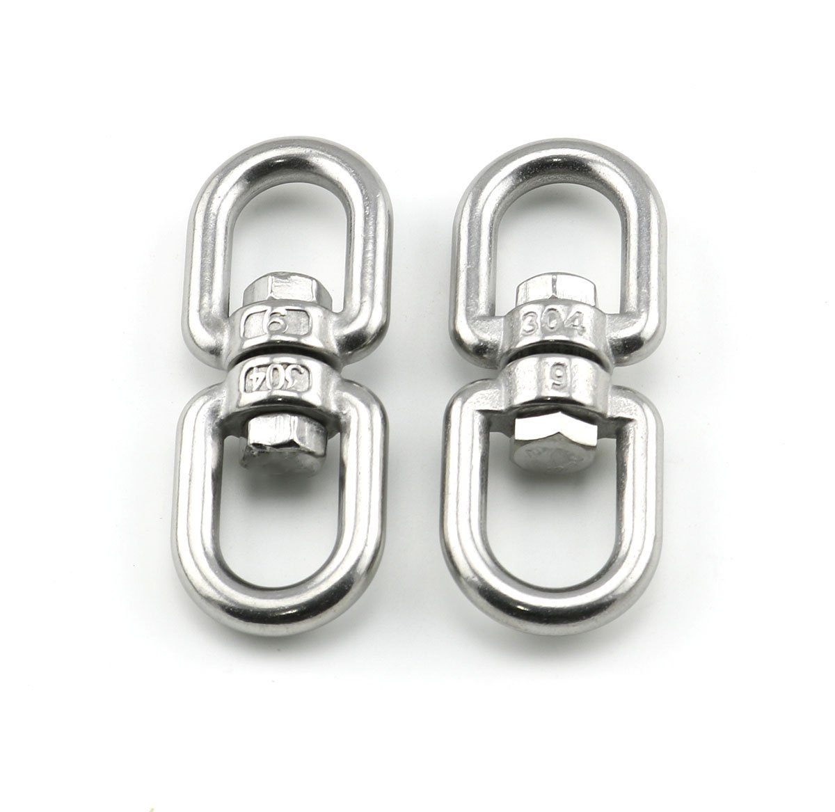 Lind Kitchen Lind Kitchen 2PCS M6 Double Ended Swivel Eye Hook 304 ...