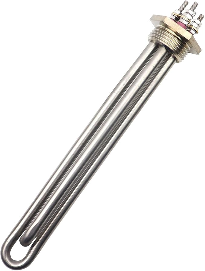 12v/24v/36v/48v Heating Element Immersion Tubular Water Heater DN25 dc ...