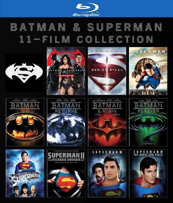 Amazon.com: Batman & Superman 11-Film Collection [Blu-ray]: Batman v ...