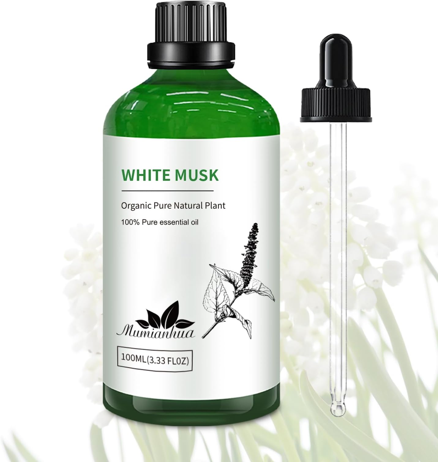 Amazon.com: White Musk Oil Mumianhua Pure White Musk Essential Oil ...