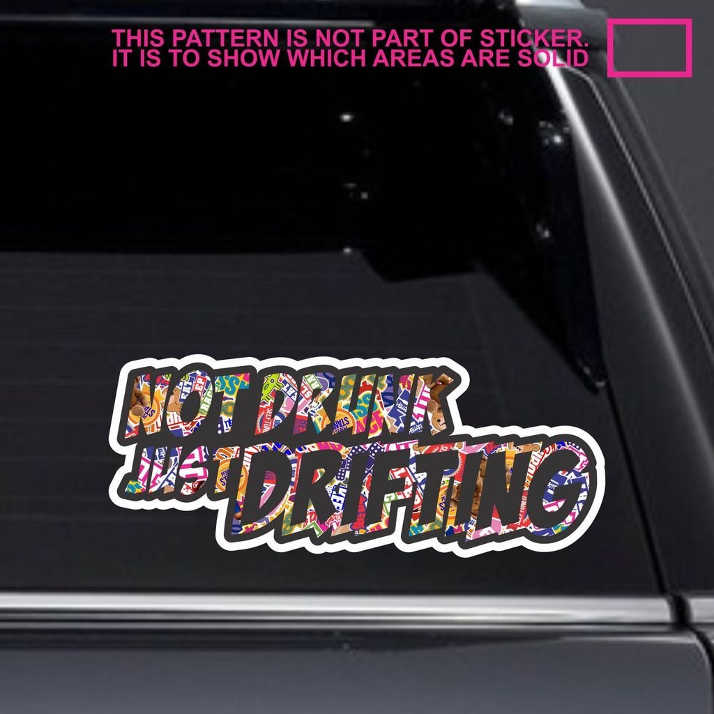 Buy jdm stickers bomb 2x not drunk just drifting camaro static ...