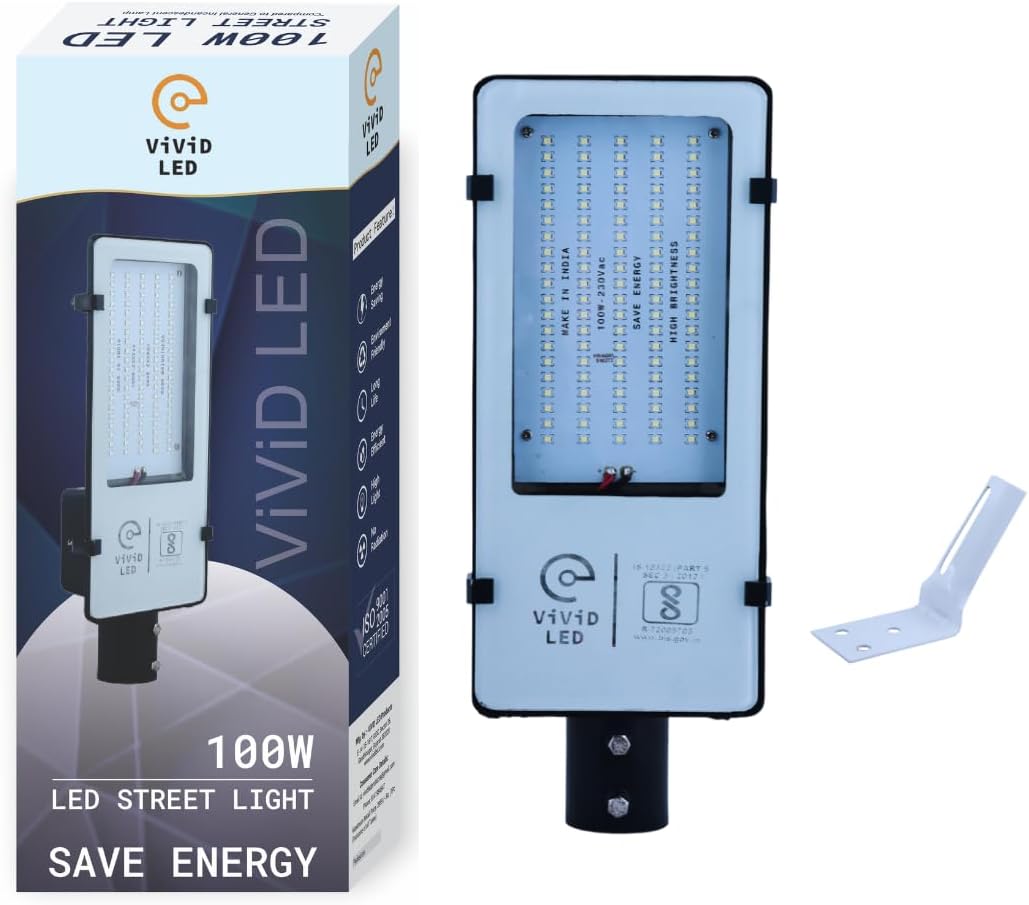 Buy ViViD LED Aluminium 100 Watt Led Street Light, 2 Years Warranty ...