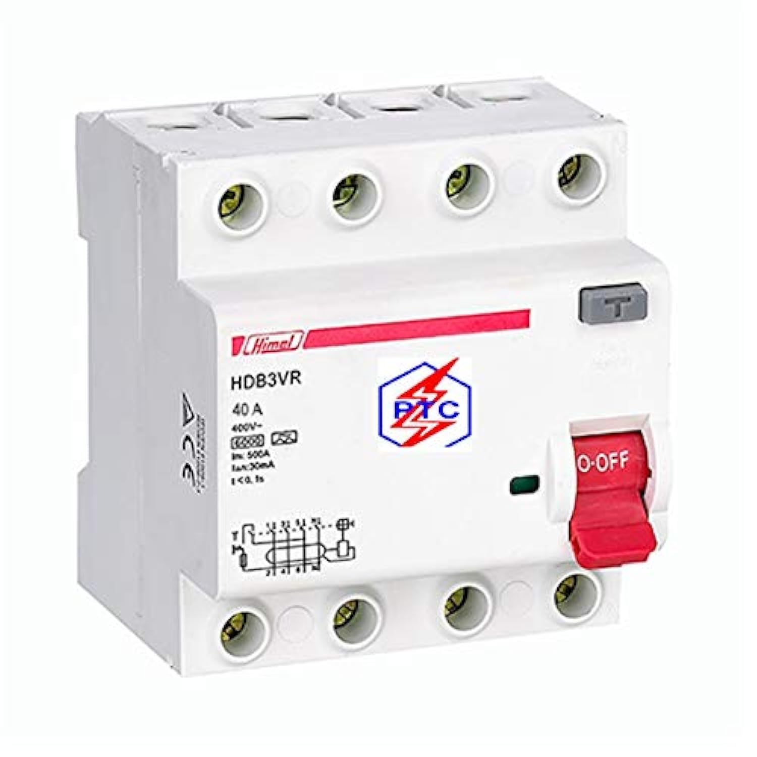 Himel 40a 4p 30ma Earth Leakage Circuit Breaker Elcb Rccb | Desertcart ...