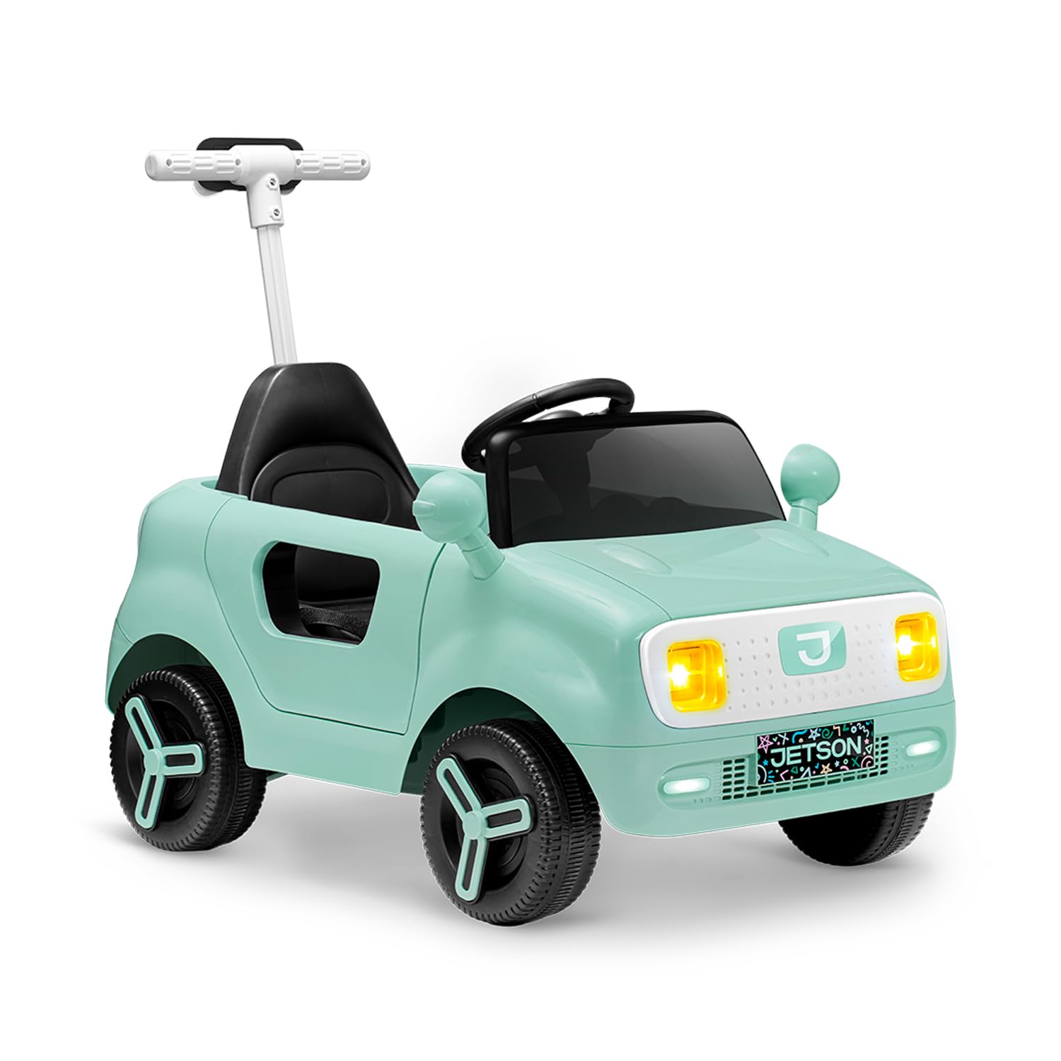Amazon.com: Jetson Mako Kids Electric Motor Assist Push Car, 3 Modes ...