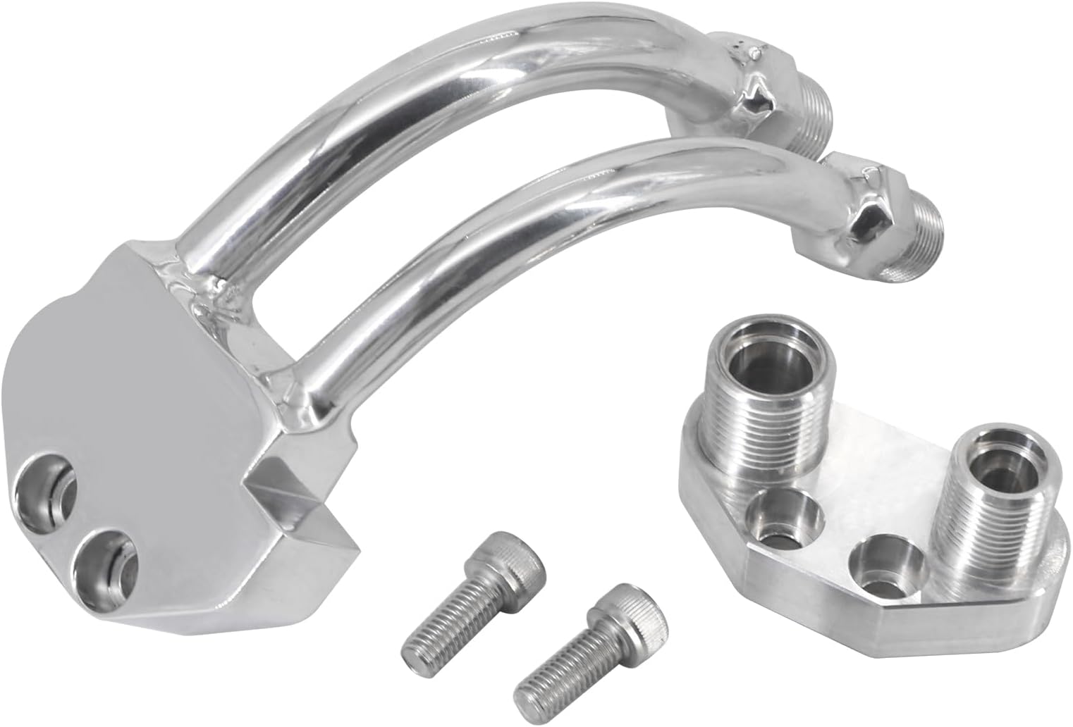 Amazon.com: Tektall A/C Compressor Curved Manifold w/Adapter Fitting ...