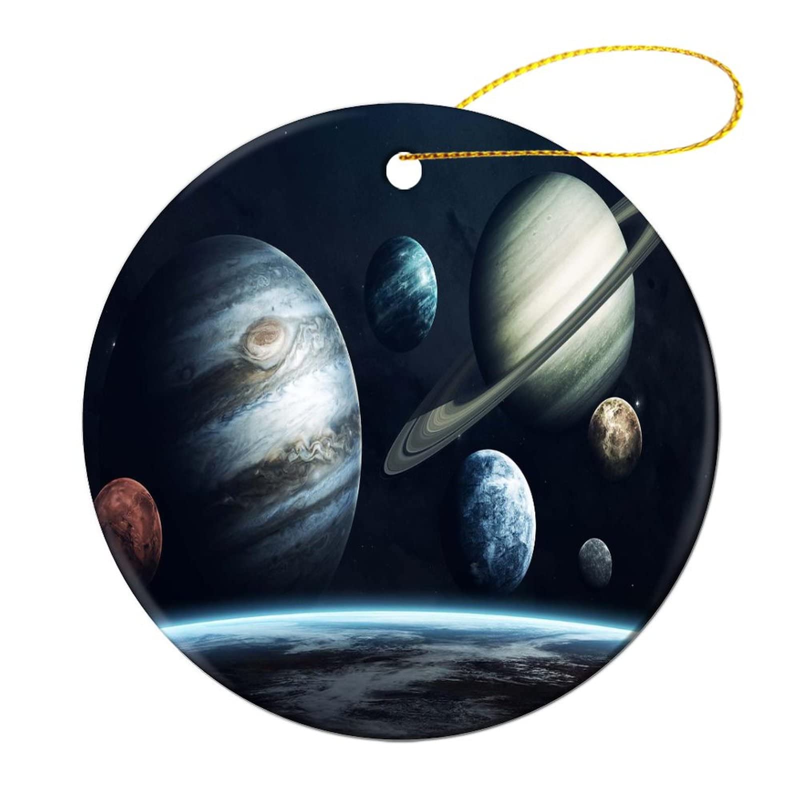 Two Planets Side By Side