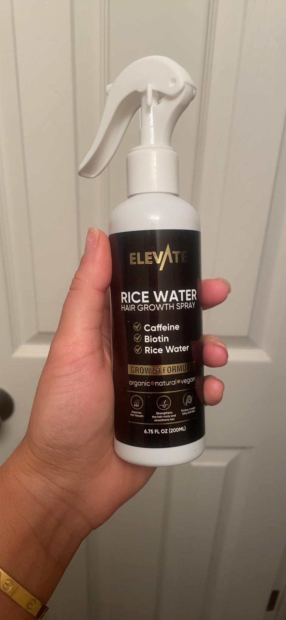 $4/mo - Finance Elevate Rice Water Spray for Hair Growth Infused Biotin ...