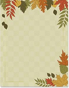Amazon.com : Paperdirect Autumn Spectacular Leaves Colorful Fall ...