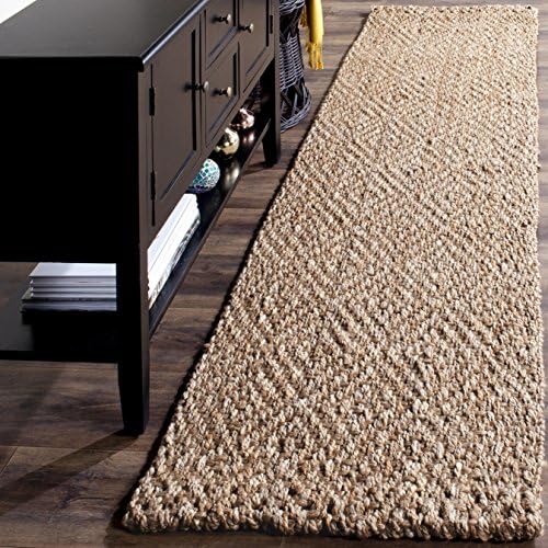 Amazon.com: SAFAVIEH Natural Fiber Collection Runner Rug - 2'3" x 7 ...