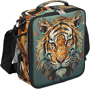 Amazon.com: Lunch Box for Kids Tiger Lunch Bag for Girls Boys Insulated ...