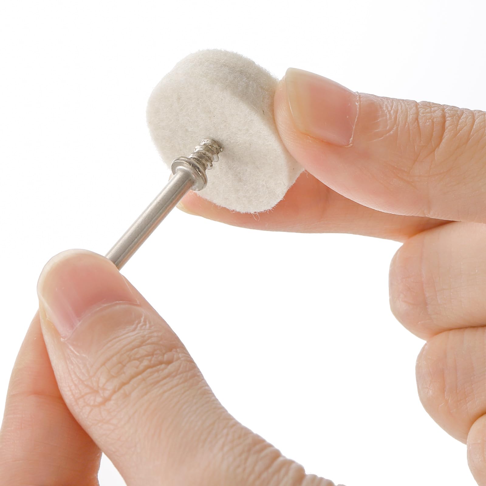 Snapklik.com : Set Of 258 Felt Polishing Buffing Wheel, Wool Felt ...