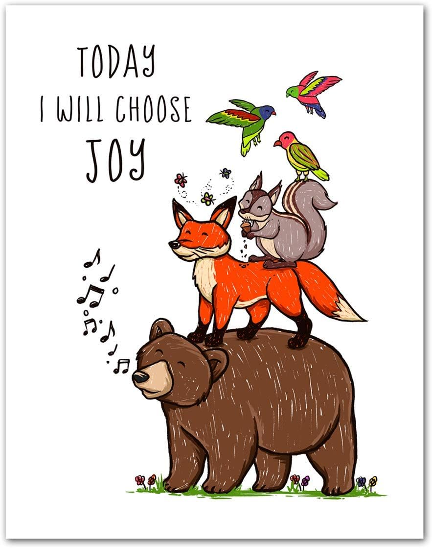Amazon.com: TJ Originals Today I Will Choose Joy! Inspirational Wall ...