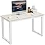 Amazon.com: Neos Modern Furniture Bent Glass Computer Desk Contemporary ...