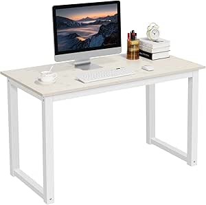 Amazon.com: Yaheetech Modern Computer Desk Writing Study Table Dining ...