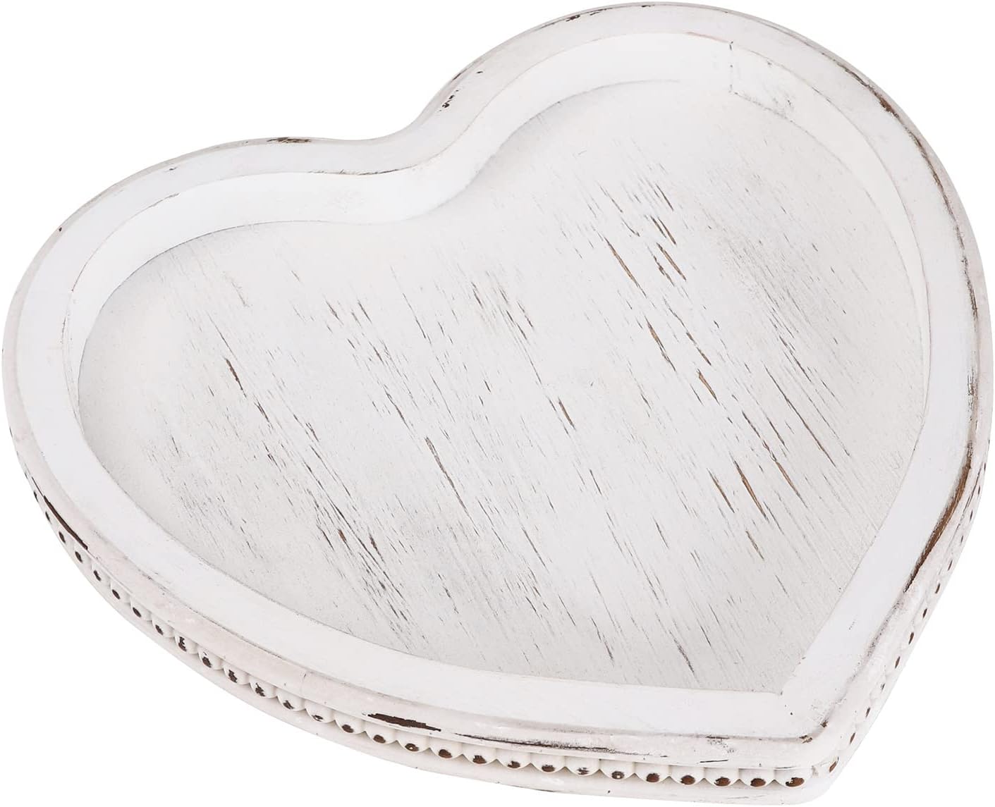 Amazon.com: Wooden Heart Tray for Ottoman Coffee Table Tray Décor Set ...