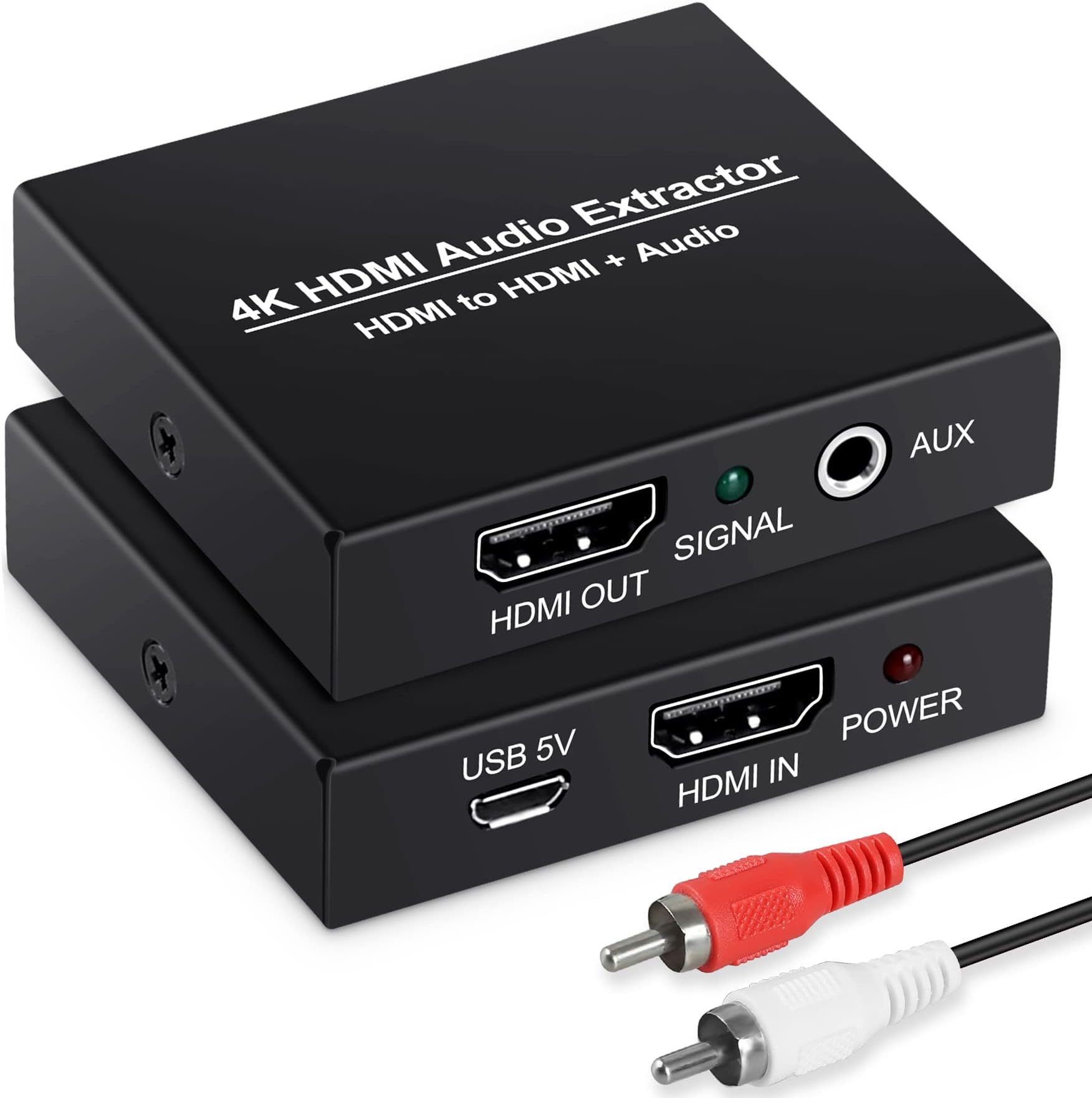 Amazon.com: DONGJIAN HDMI Audio Extractor 4K with 3.5mm AUX Stereo and ...