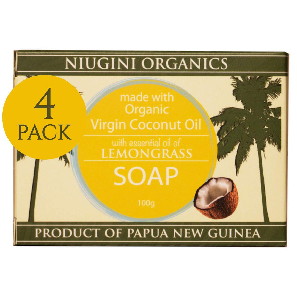 Amazon.com : Niugini Organics Natural Soap Bar with Essential Oil of ...