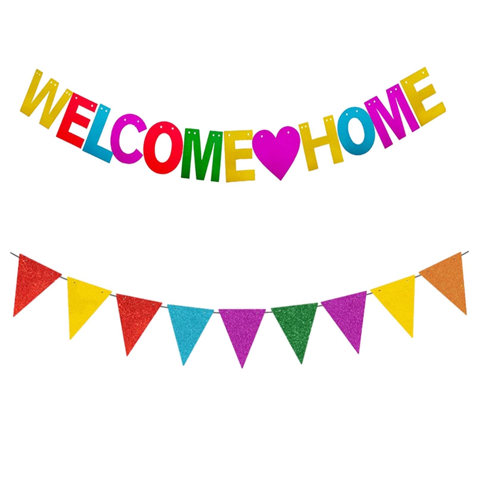 1 Sets Welcome Home Banner New Home Banner, Welcome Home Decorations ...