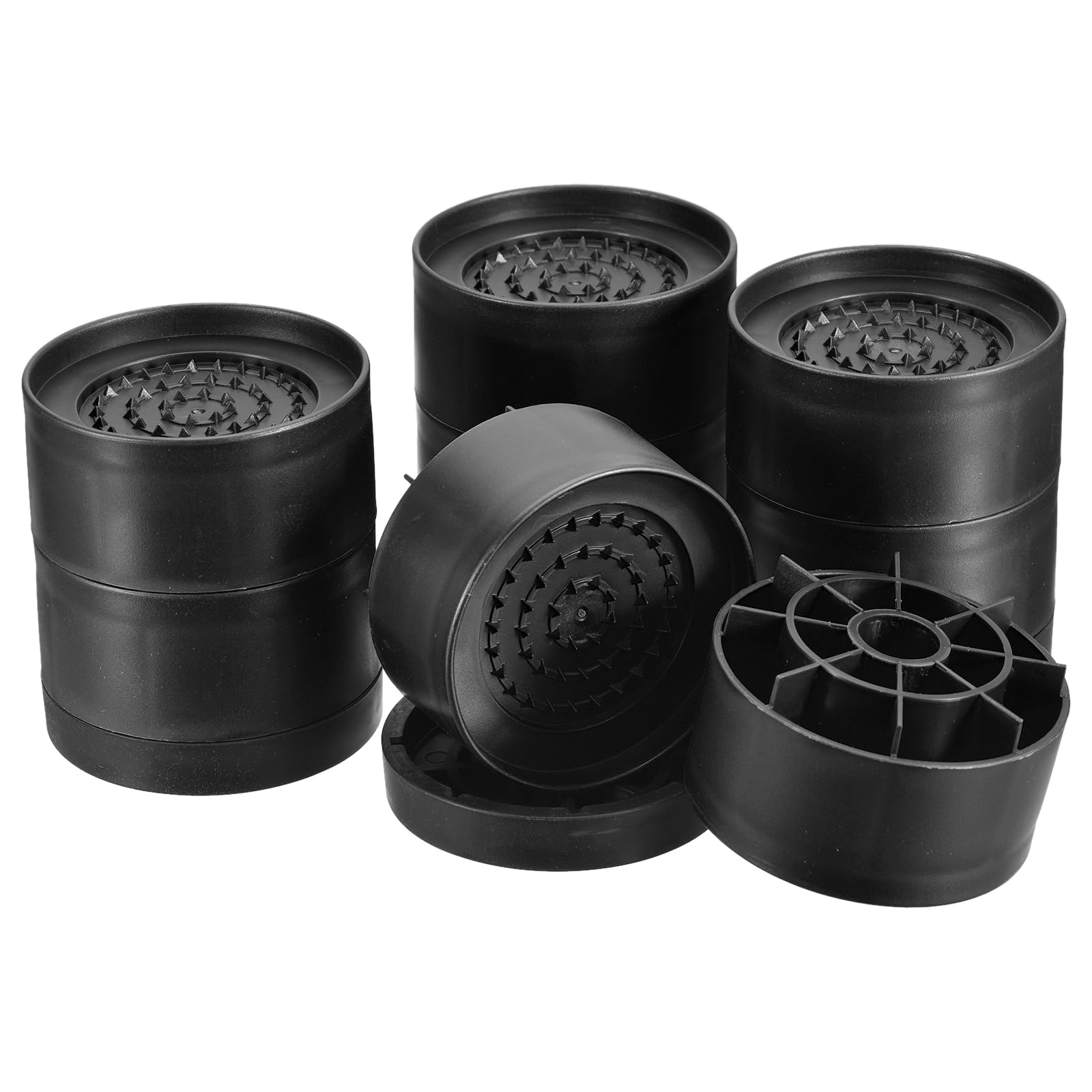 Amazon.com: uxcell Round Furniture Risers 4 Set, Height 3.54 ...