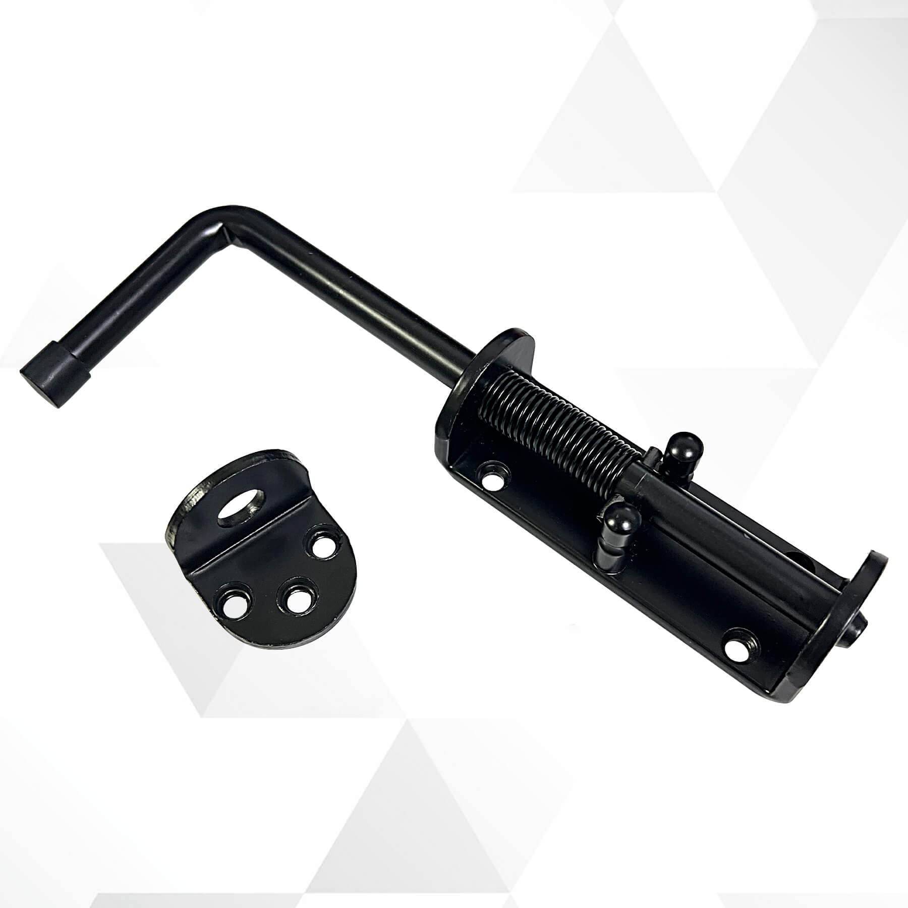 Snapklik.com : Aiwaiufu 8.5inch Black Heavy Duty Spring Loaded Latch Pin