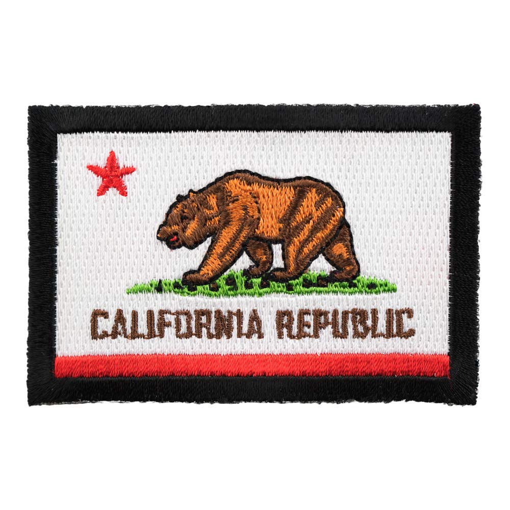 Amazon.com: California State Flag Patch, 50 State Flag Patches ...