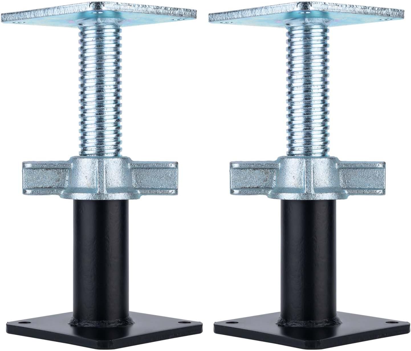 Amazon.com: YEUQWJ 2 Pack Adjustable Support Jack Lightweight Steel ...