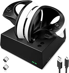 Amazon.com: PSVR2 Charging Station - Charger Dock for PSVR2 with [LED Indicator], PS VR2 Sense ...
