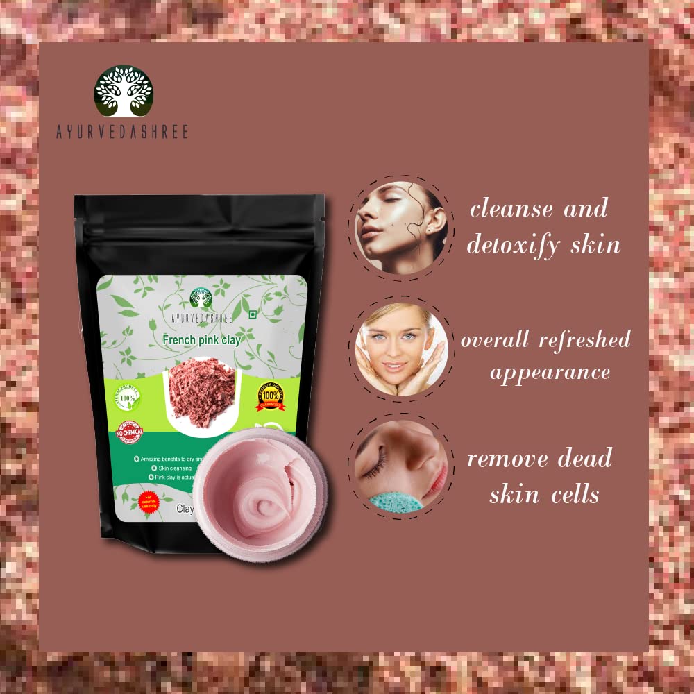 Snapklik.com : French Pink Clay Powder, 200 Gm, Montmorillonite Pink ...