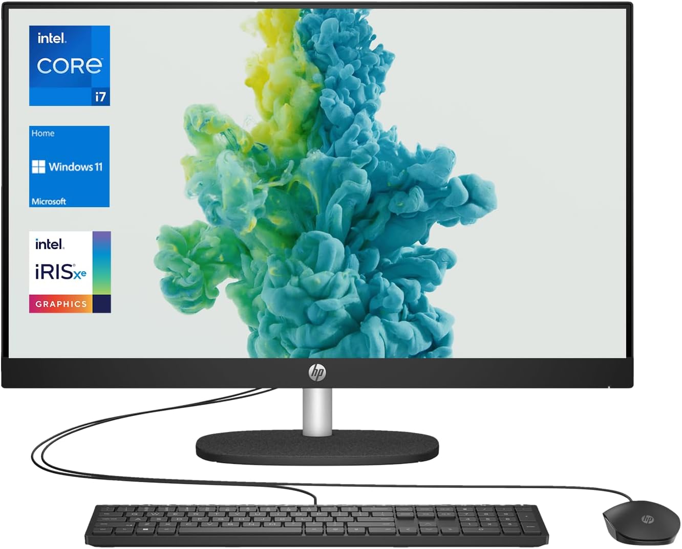 Amazon.com: HP Newest 27" 13th i7-1355U All in One Desktop Computer ...