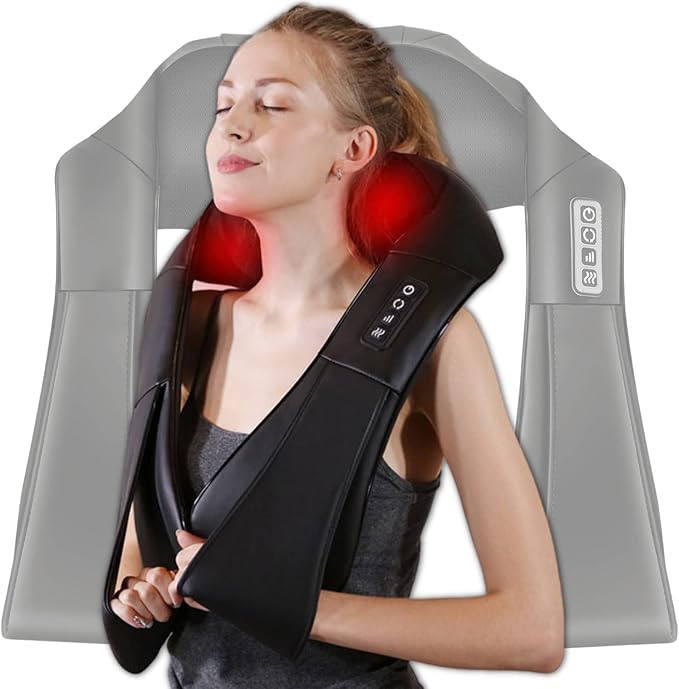 Appareil Massage Dos Et Nuque Pour le Bureau ou Domicile Masseur Shiatsu Chauffant Massage ...