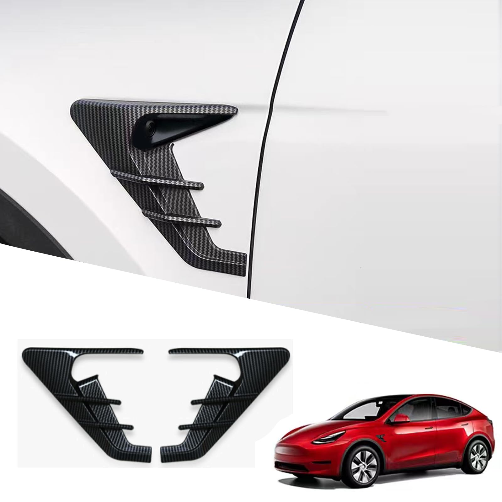 Amazon.com: YHCDSEA for 2024 Tesla Model Y HW4.0 Side Camera Indicator ...