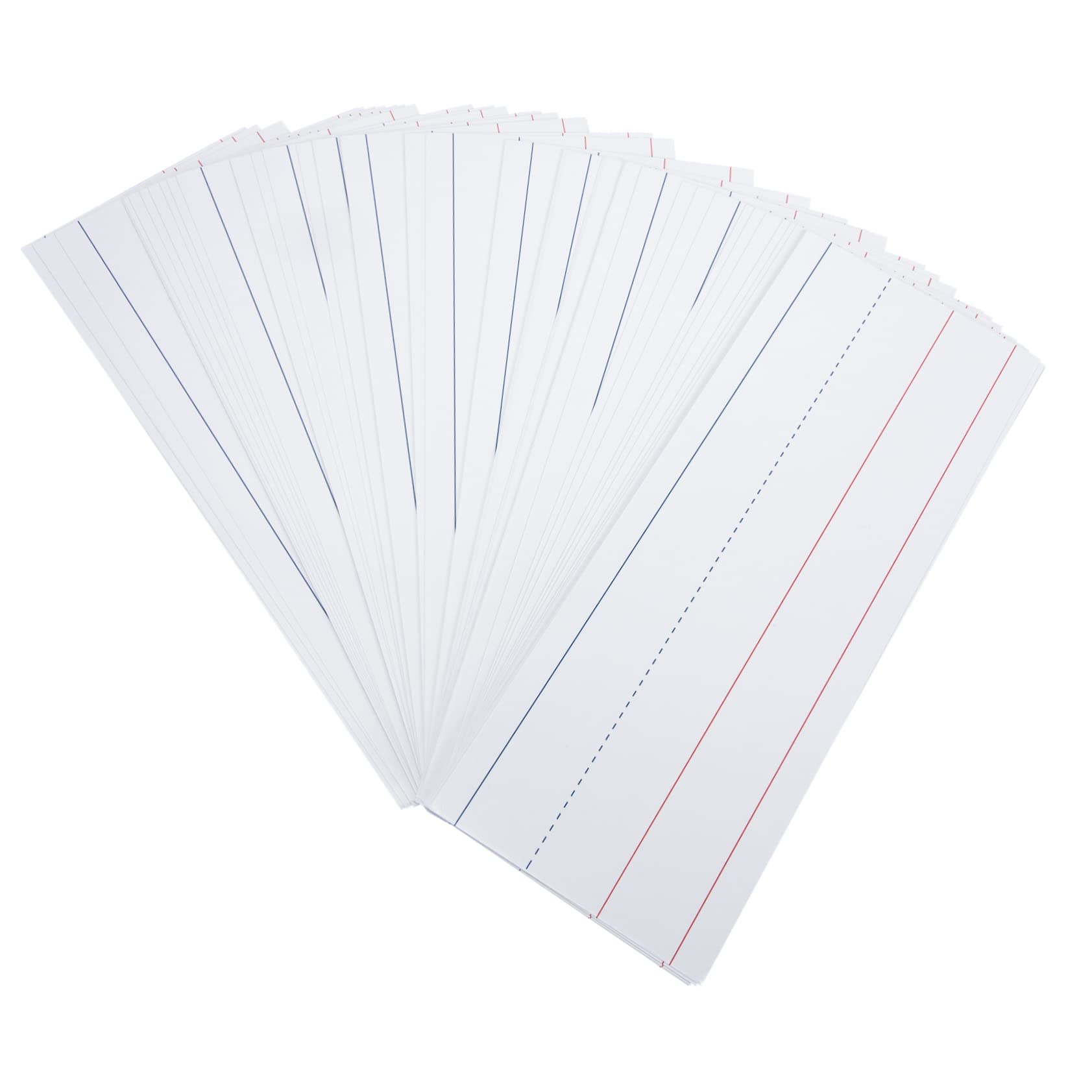 Buy AUTSUPPL 50pcs Rewritable Cardboard Ruled Sentence Strips Early ...