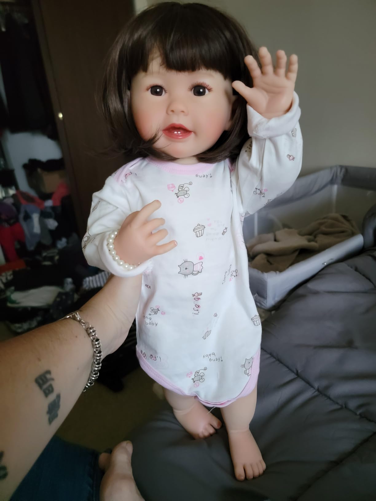 Amazon.com: Miaio 12 Inch Reborn Baby Dolls Clothes - Newborn Baby Doll ...