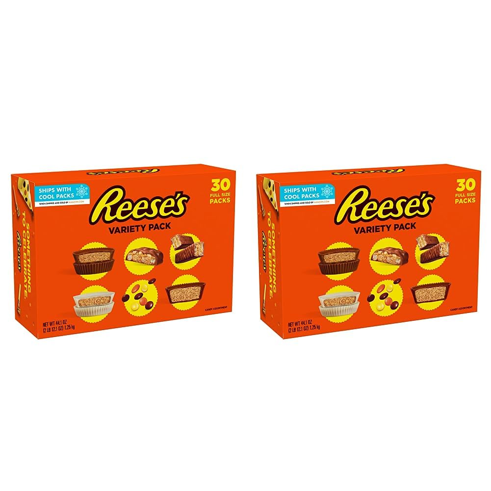 Snapklik.com : REESES Assorted Peanut Butter Candy Bulk Box, 44.1 Oz