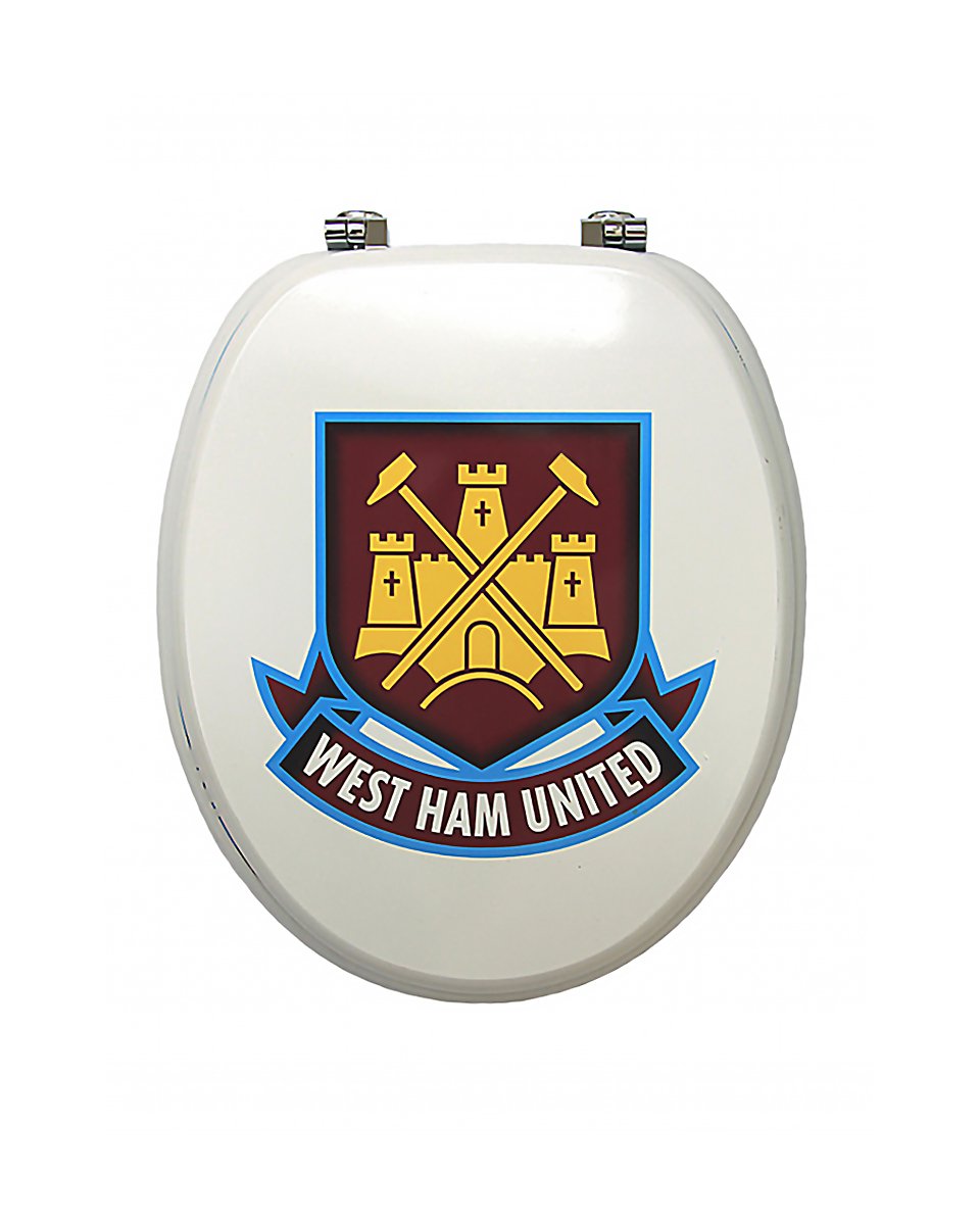 Looprints | West Ham | Toilet seat (Foot Ball) | Bathroom Decor | Home ...