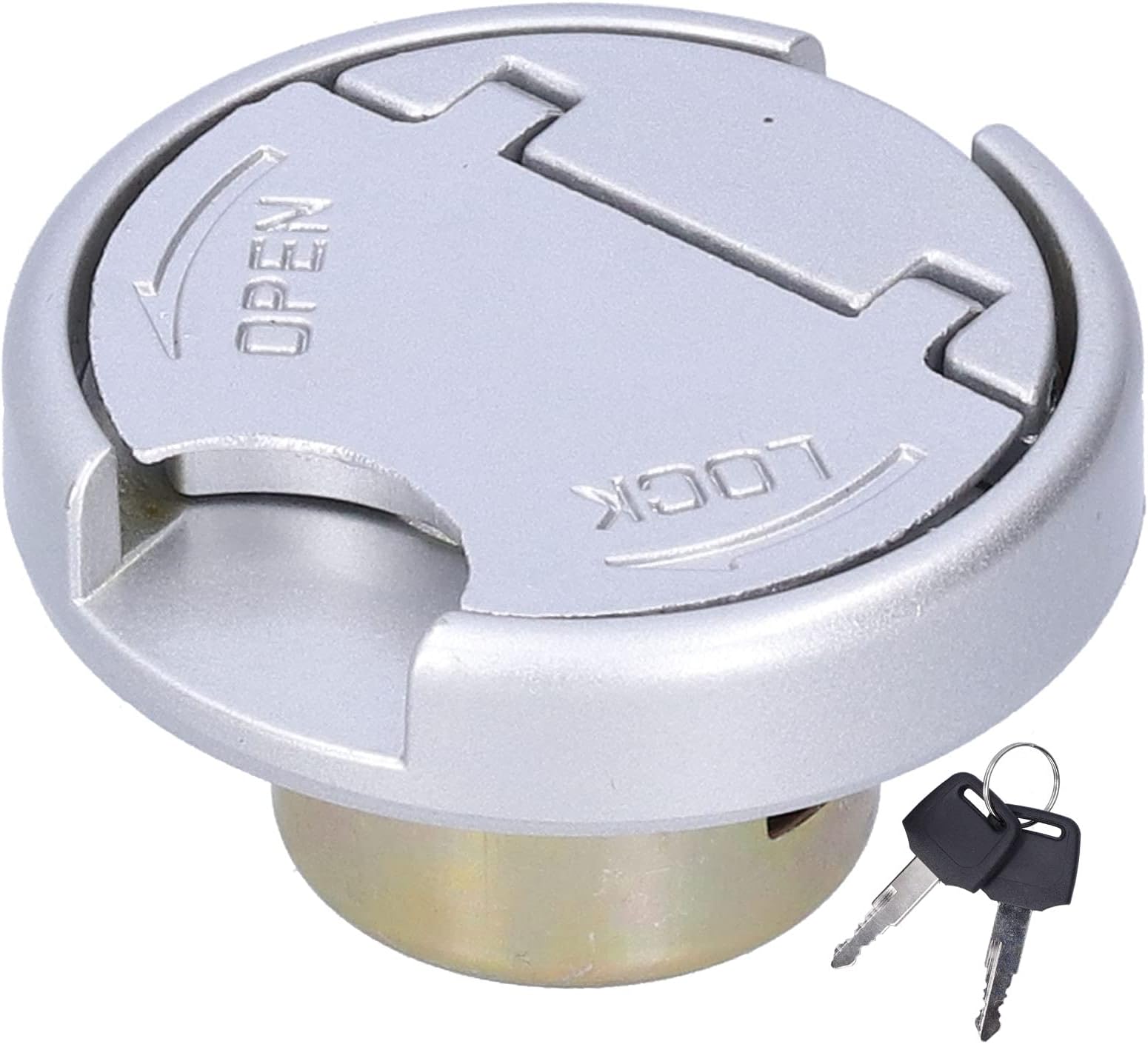 Amazon.com: Keenso Fuel Gas Tank Cap,Stainless Steel GY6 Fuel Cap with ...