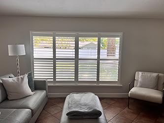 Amazon.com: SUNCRAFT SHUTTERS- Plantation-Interior-Window COVERINGS-Custom Made in 10 Days- DIY ...
