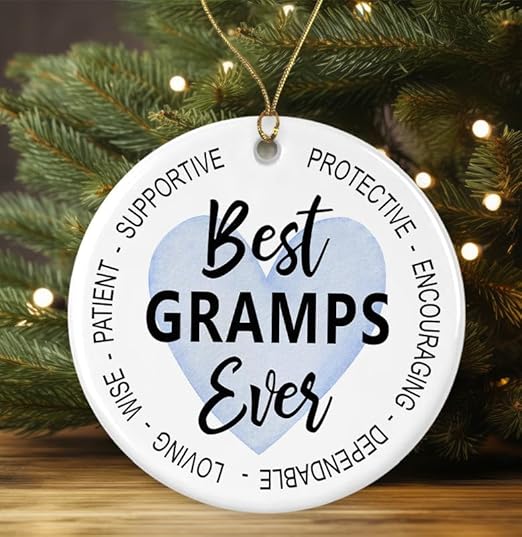 Amazon.com: AnhTram97 Best Gramps Ever Christmas Ornament - Xmas ...