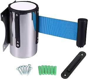 Amazon.co.jp: Retractable Cuban Rear Belt, Wall Mounted Barrier Cue ...