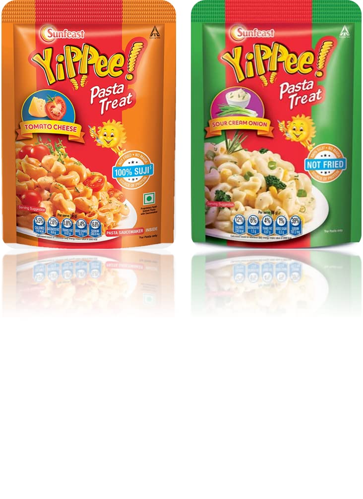 Buy Sunfeast Yippee! Instant Pasta Treat Sour Cream Onion 65g ...