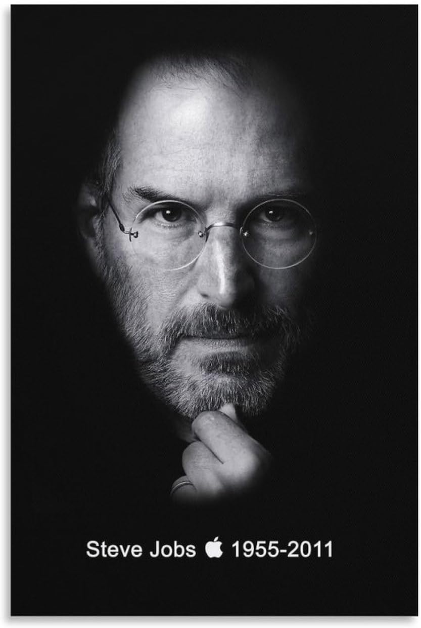 Amazon.com: Steve Jobs Portraits Poster Home Decor Poster Wall Art ...