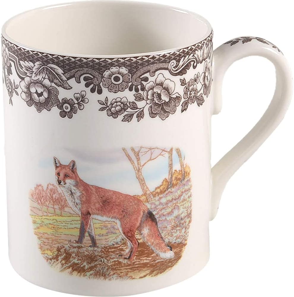 Amazon.com | Woodland Mug 16 oz (Red Fox): Coffee Cups & Mugs