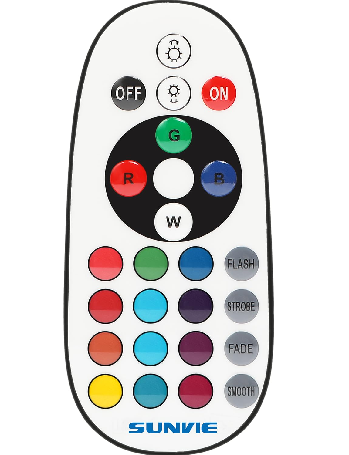 SUNVIE RGB Landscape Lights Remote Control RGBW Spot Lights Remote ...