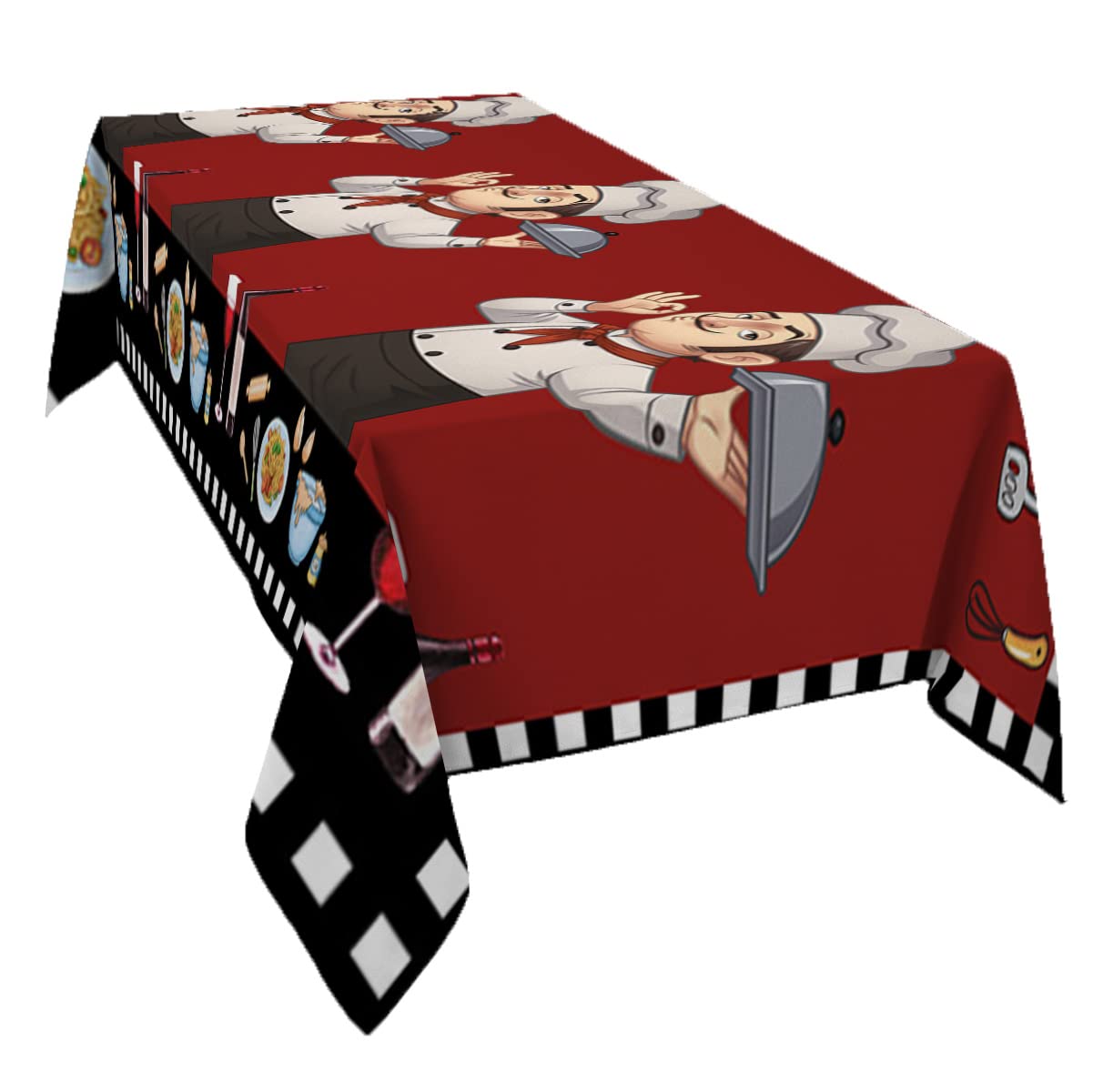 Amazon.com: Rectangle Tablecloth Waterproof & Stainproof Tablecloths ...